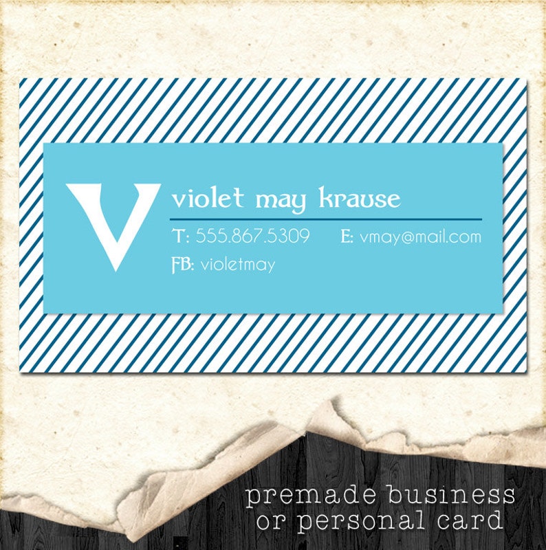 Customizable Business Card Personal Card or Mommy Card | Etsy