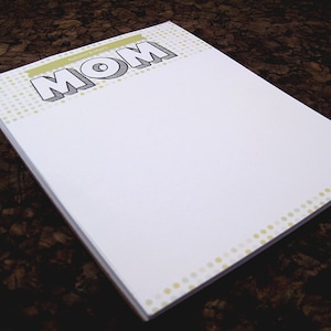 Customizable Mom Notepad - Etsy