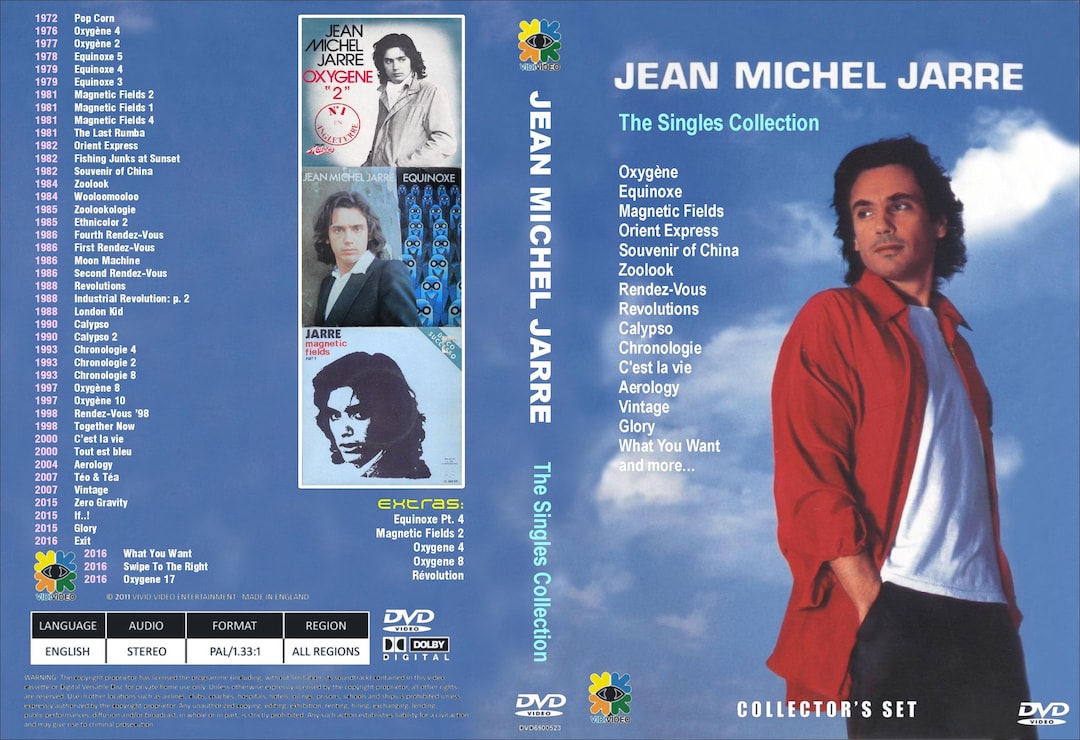 Jean Michel Jarre the Ultimate Collection Singles DVD - Etsy