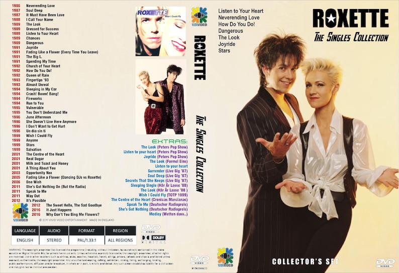 ROXETTE the Singles Collection - Etsy