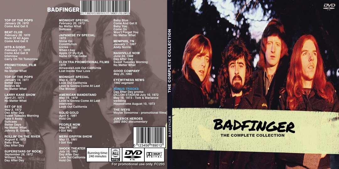 BADFINGER the Complete Collection Dvd - Etsy