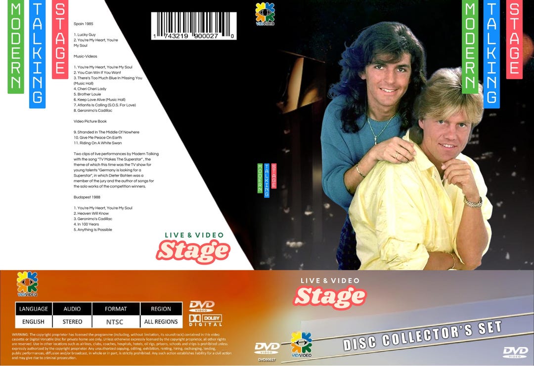 Modern Talking Live and Stage DVD Collection - Etsy