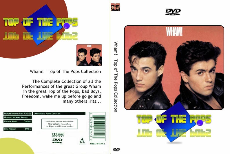 Wham Top Pops Collection Dvd - Etsy
