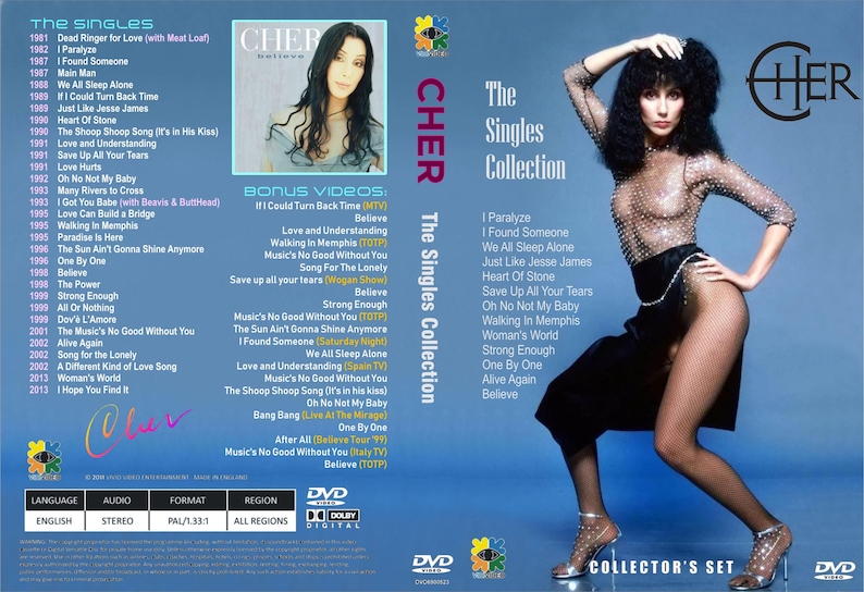 Cher the Singles Collection - Etsy