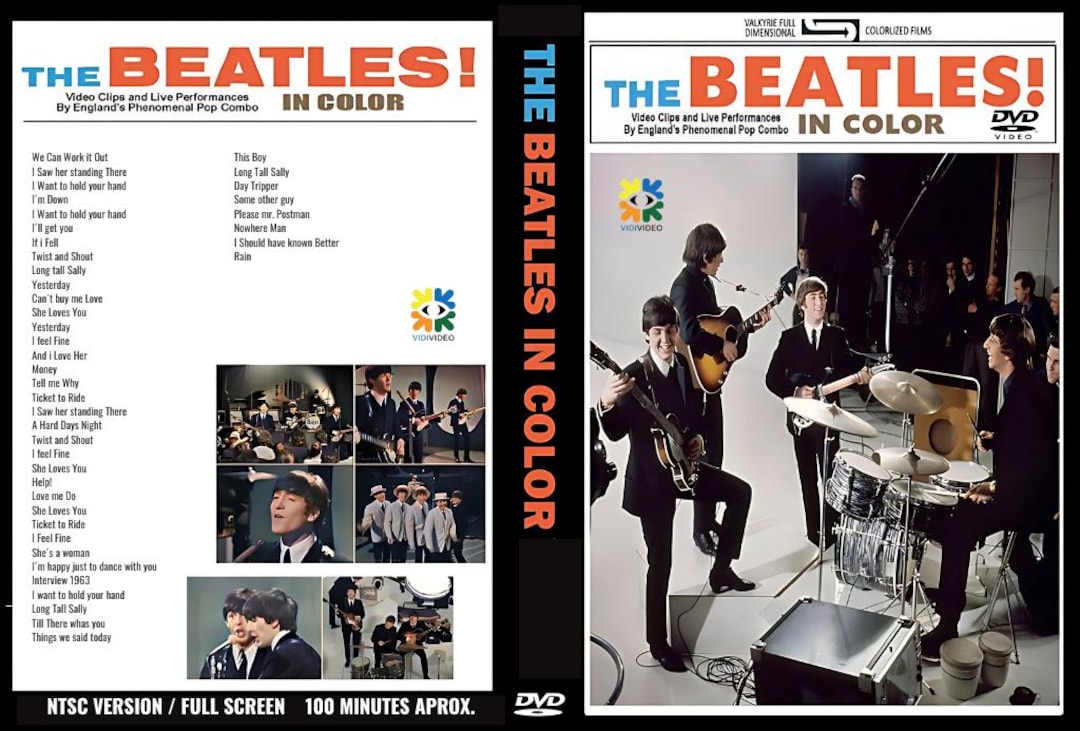 The Beatles in Color the Ultimate Collection DVD - Etsy