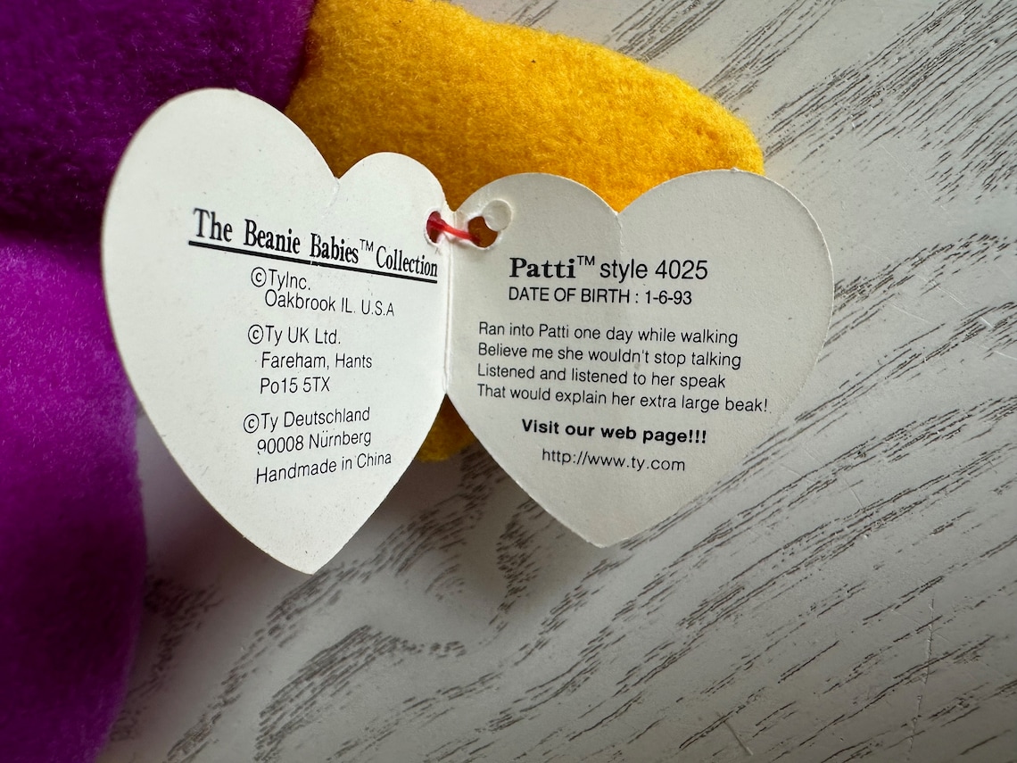 Ty Patti - the Platypus Beanie Baby - Etsy