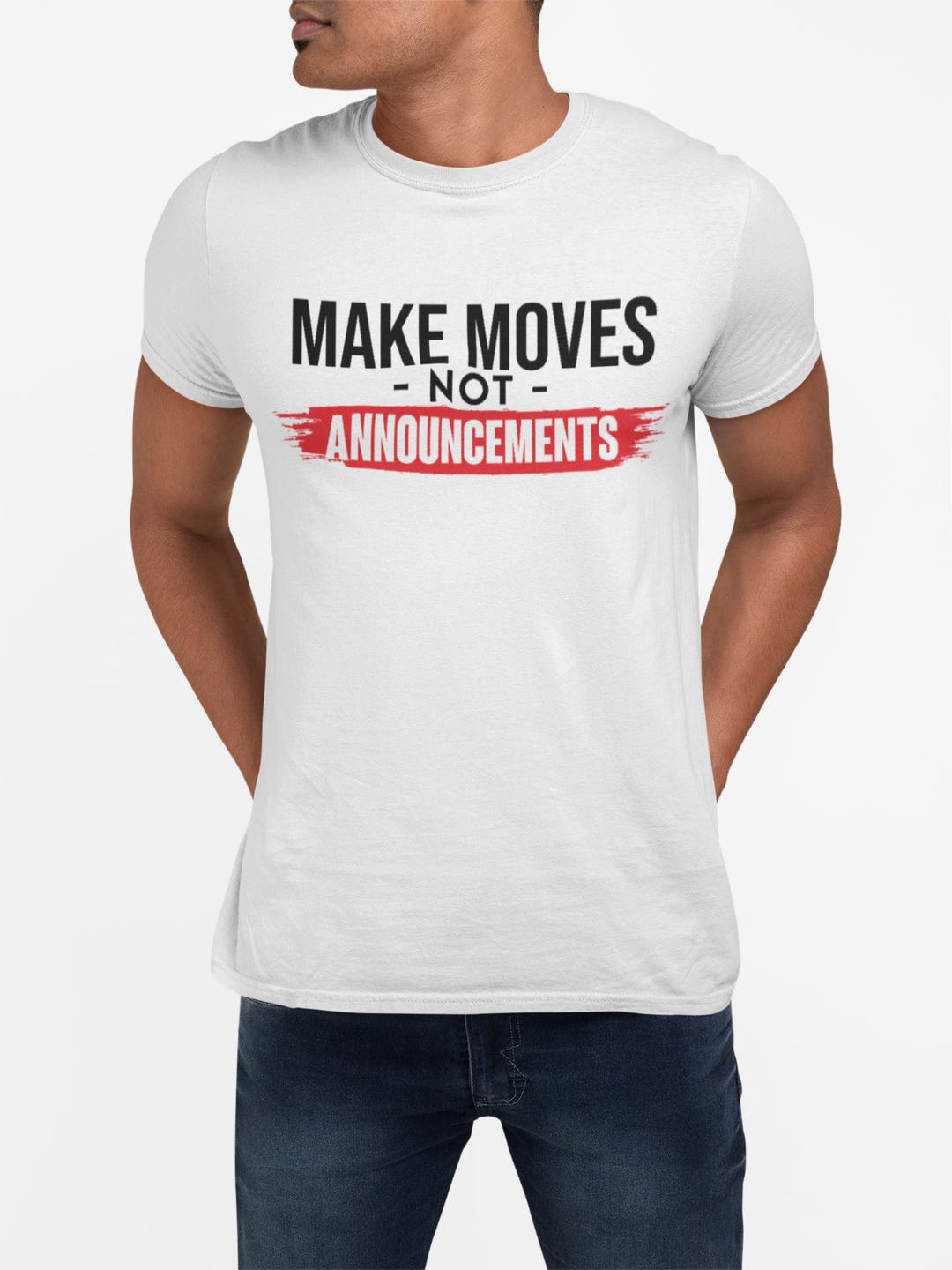 Make Moves Not Announcements Unisex Heavy Cotton Tee | Mysterious ...