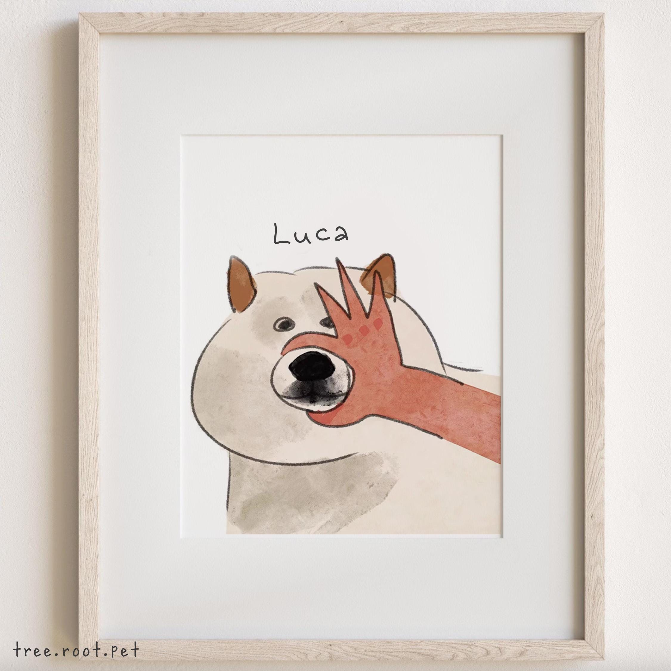 Hilarious Custom Pet Portrait Turn Your Dog or Cat Photo Into a Goofy ...