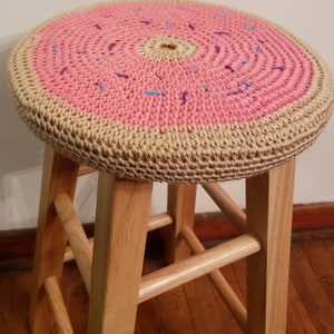 Donut/doughnut Crochet Stool Cover - Etsy