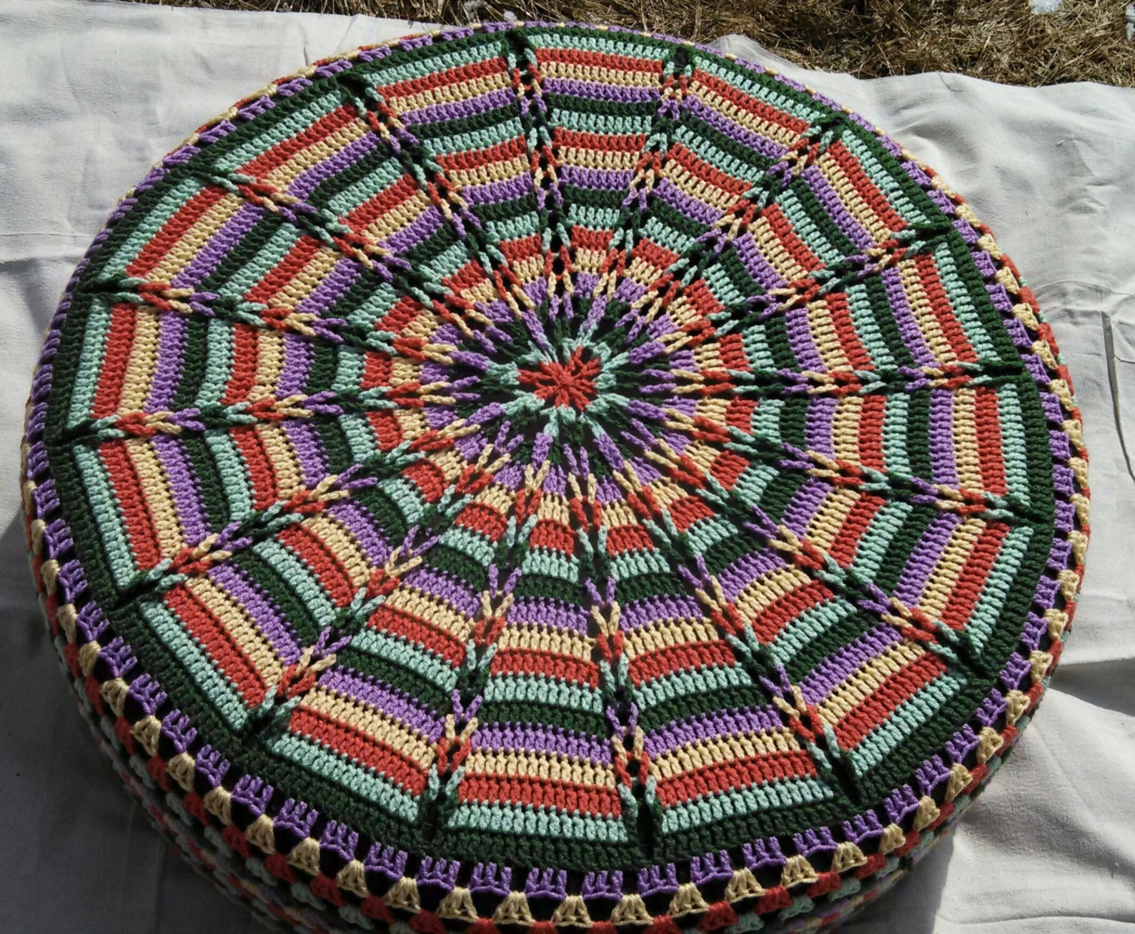 Braided Spokes Crochet Spare Tire Cover - Etsy