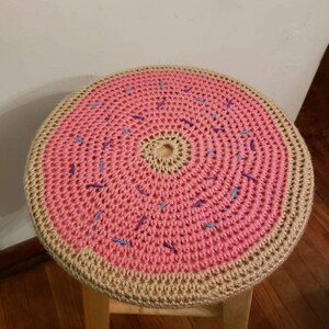 Donut/doughnut Crochet Stool Cover - Etsy