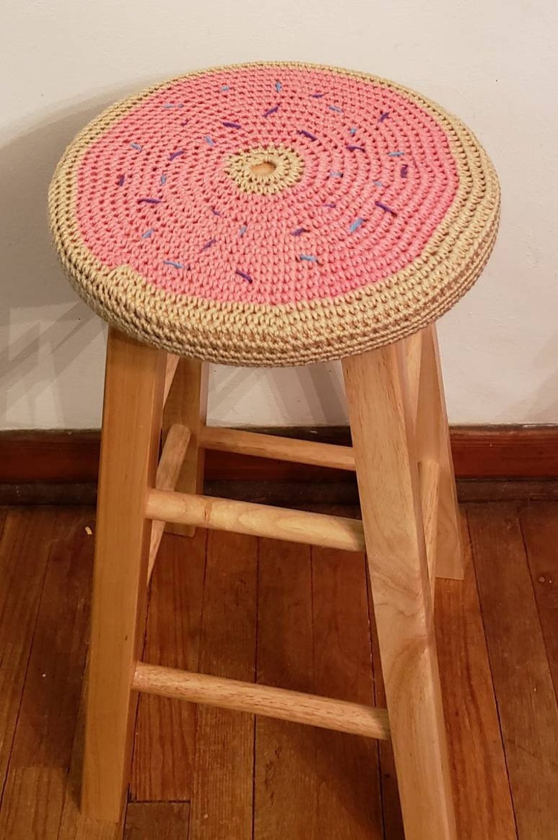 Donut/doughnut Crochet Stool Cover - Etsy