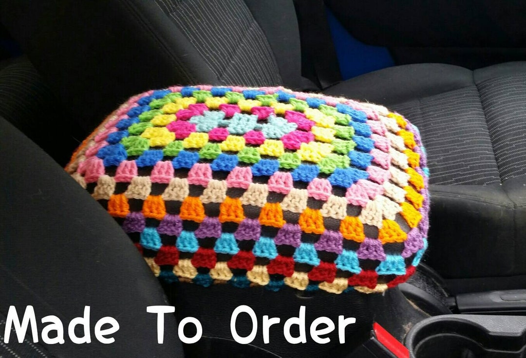 Granny Crochet Center Console Cover - Etsy
