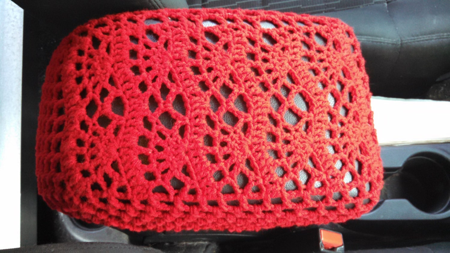 Crochet Center Console Cover - Etsy