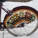 Rear Wheel - Flower Bike Skirt/dress Guard - Bicycle Skirt/dress Guard ...