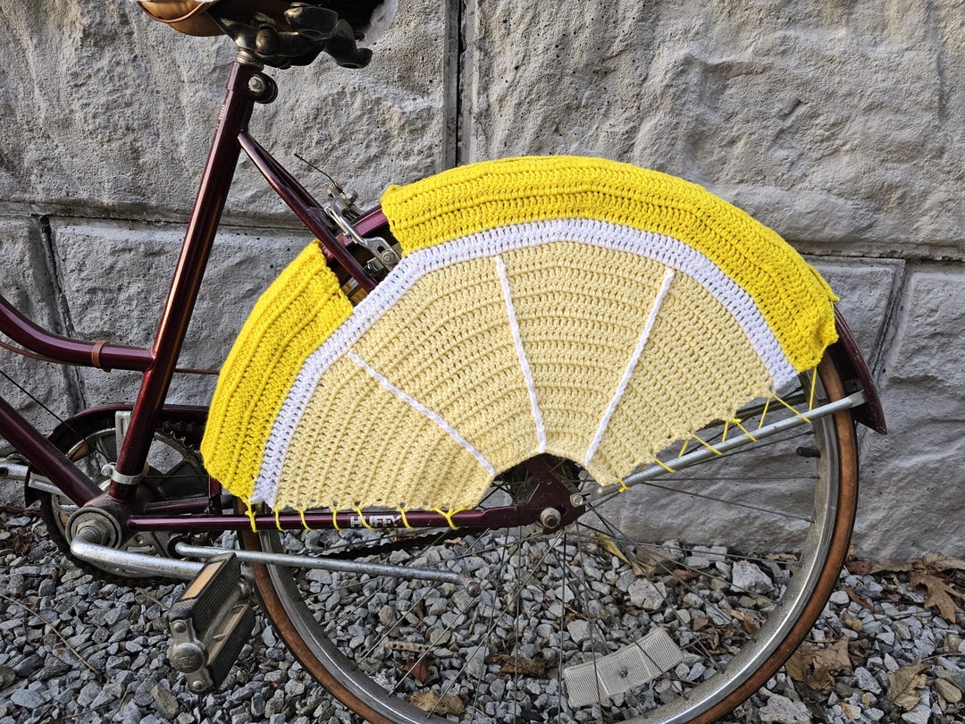 Rear Wheel - Lemon Bike Skirt/dress Guard - Bicycle Skirt/dress Guard ...