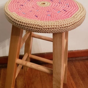 Donut/doughnut Crochet Stool Cover - Etsy
