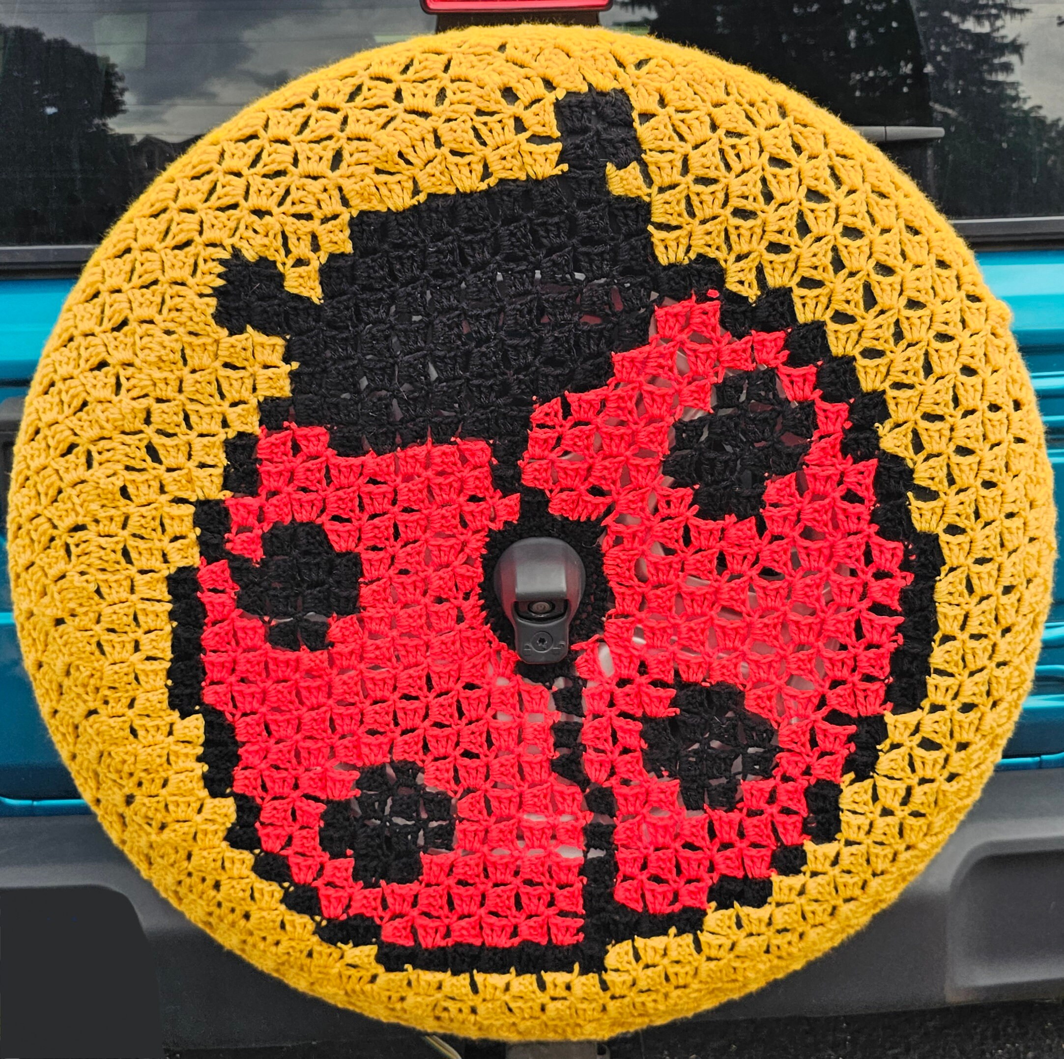 Ladybug Crochet Spare Tire Cover - Etsy
