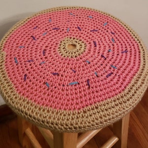 Donut/doughnut Crochet Stool Cover - Etsy