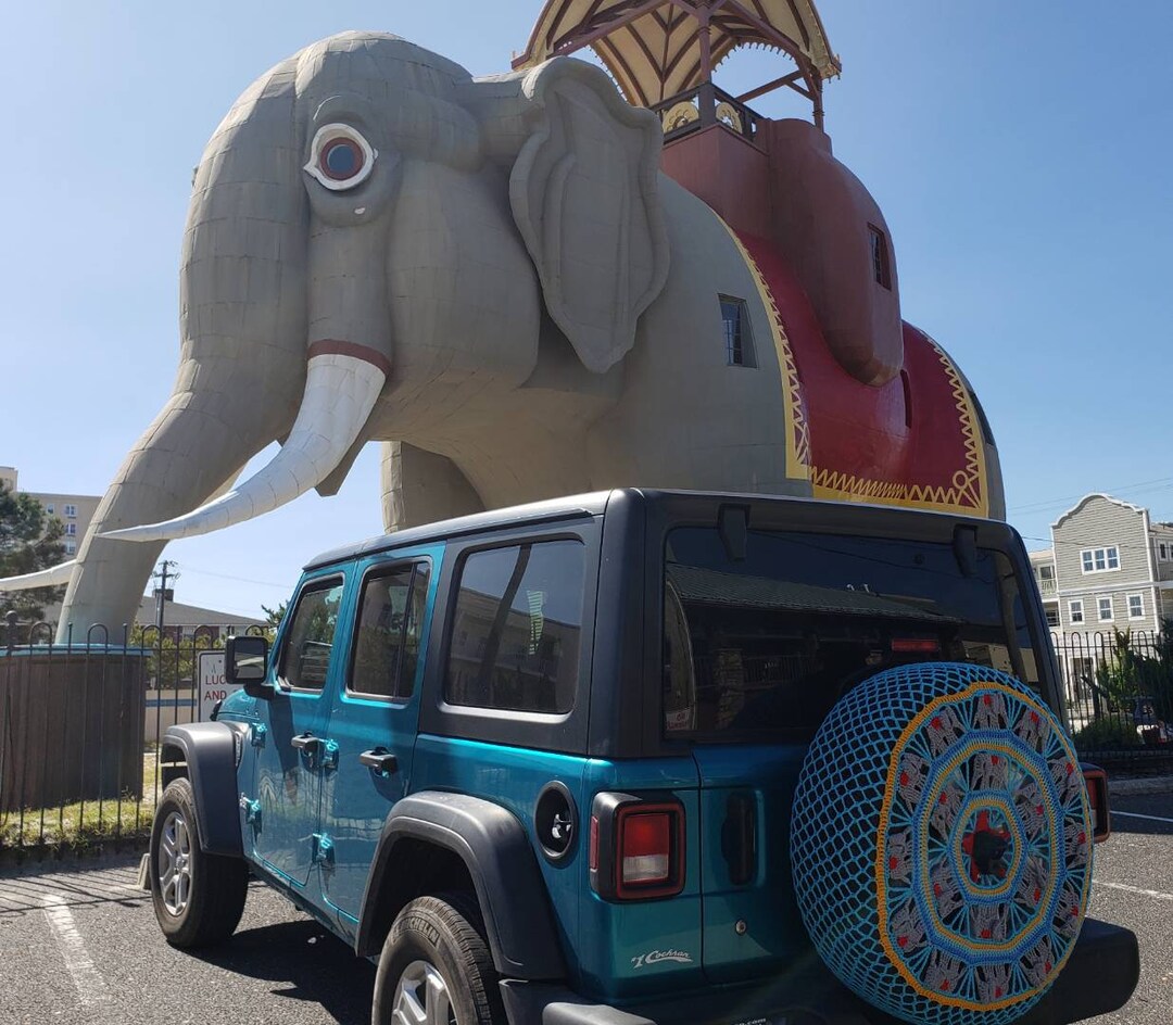 Elephant Crochet Spare Tire Cover - Etsy
