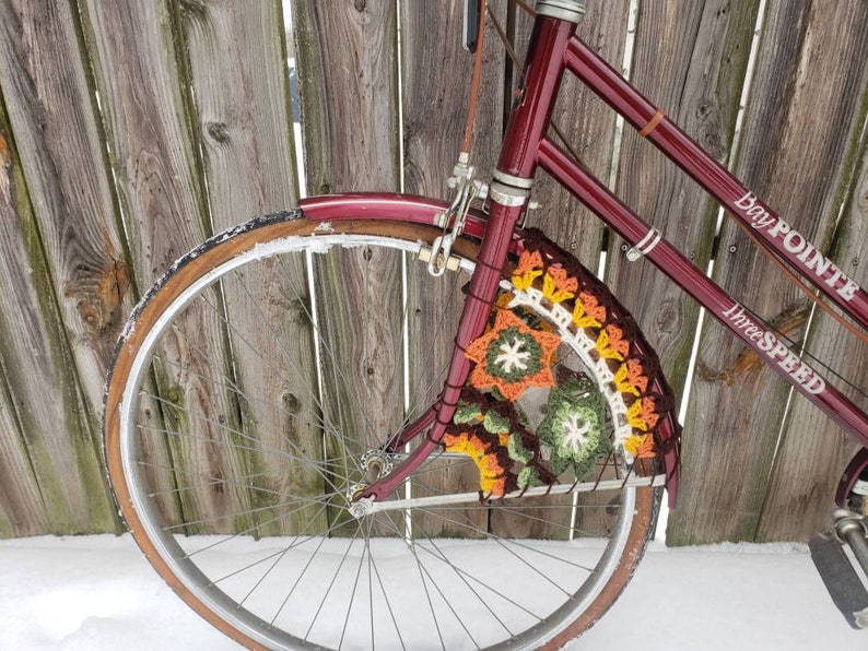 Flower Bike Skirt/dress Guard Bicycle Skirt/dress Guard | Etsy
