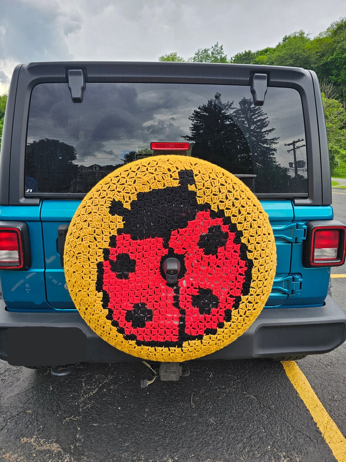 Ladybug Crochet Spare Tire Cover - Etsy