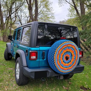 Sophies Garden Crochet Spare Tire Cover - Etsy