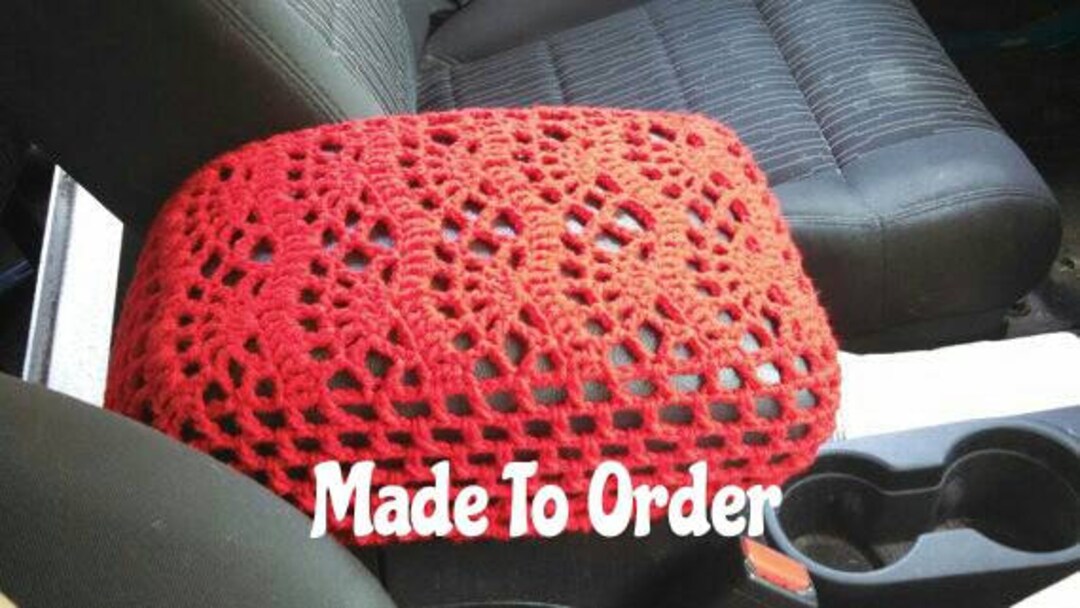 Crochet Center Console Cover - Etsy