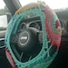 Peacock Feather Crochet Steering Wheel Cover - Etsy