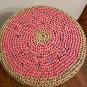 Donut/doughnut Crochet Stool Cover - Etsy