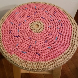 Donut/doughnut Crochet Stool Cover - Etsy