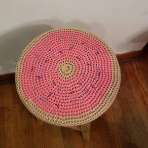 Donut/doughnut Crochet Stool Cover - Etsy