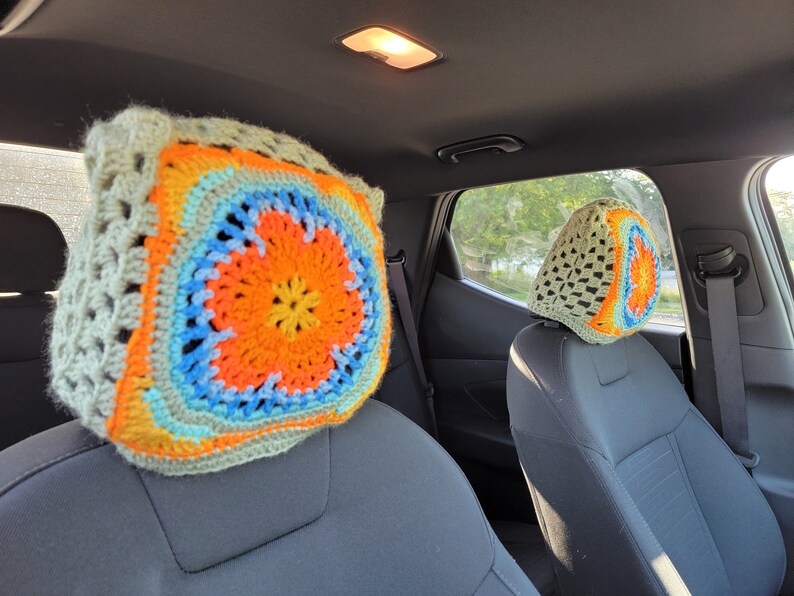Sophies Garden Crochet Headrest Covers - Etsy