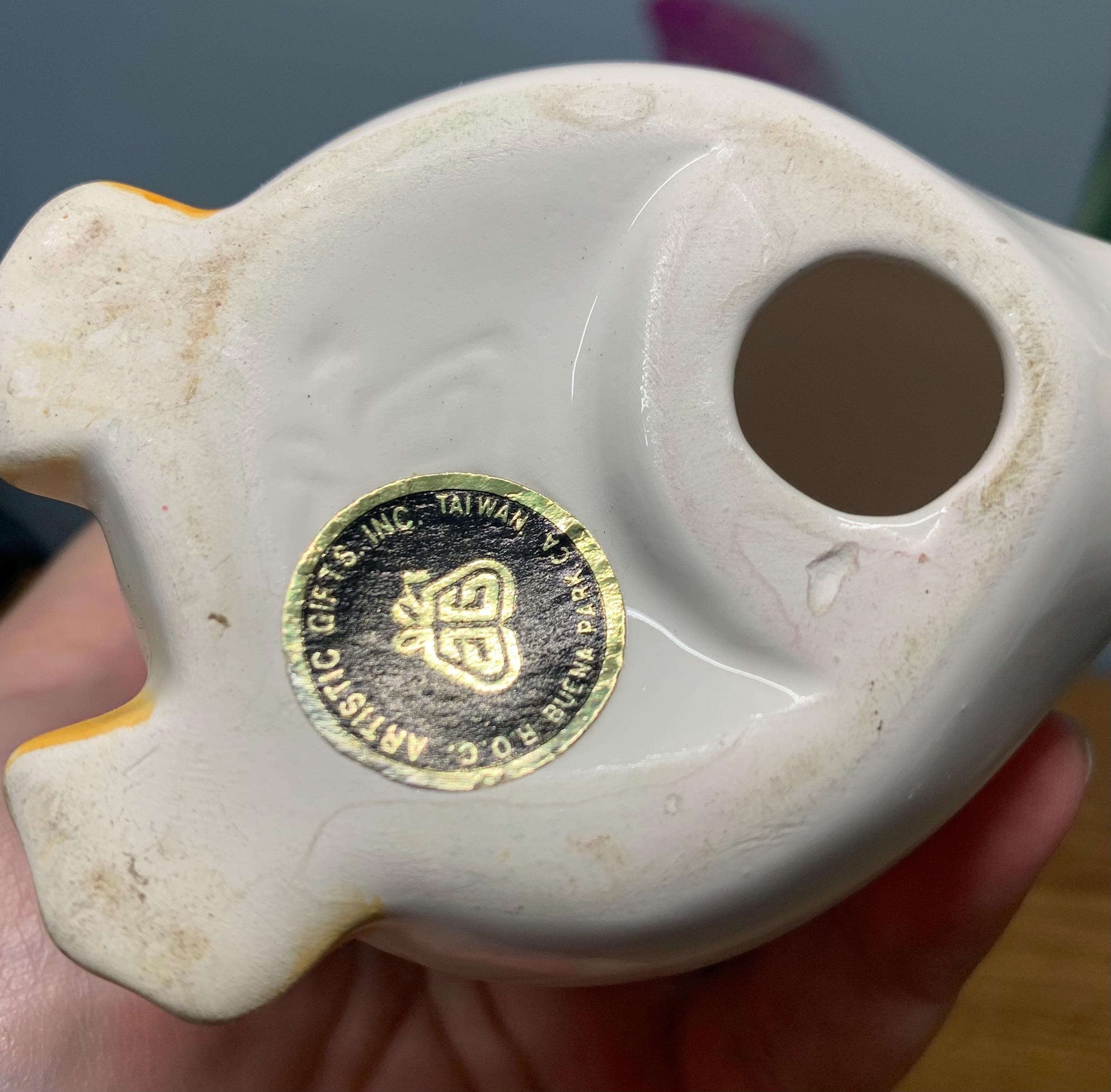 Vintage Ceramic Duck Statue / Artistic Gifts / Hand Painted - Etsy