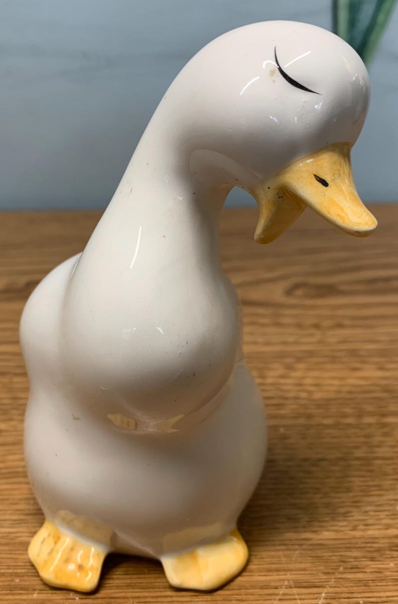 Vintage Ceramic Duck Statue / Artistic Gifts / Hand Painted - Etsy