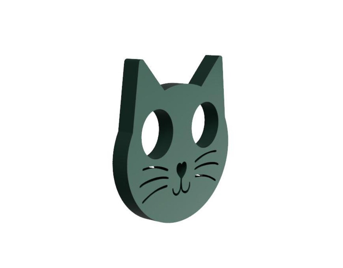 Self-defense Cat Head 3D Print File- Instant Download! - Etsy