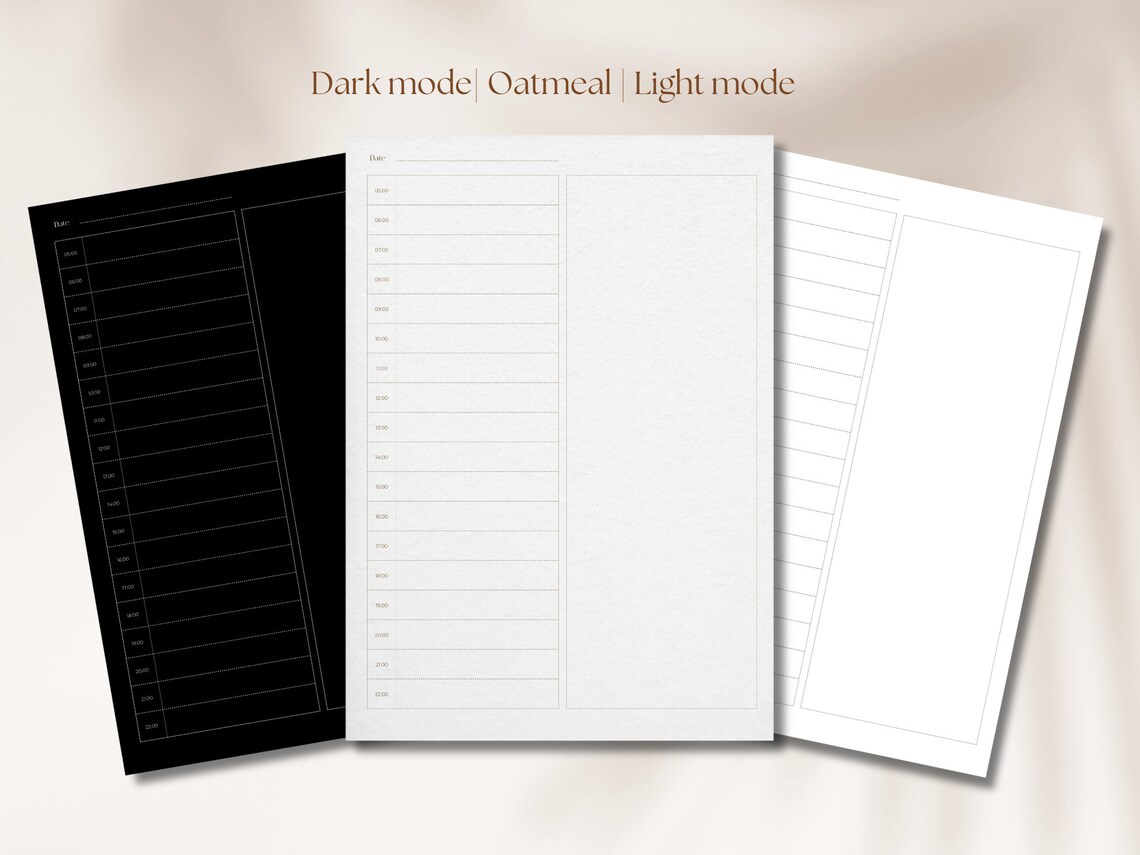 Undated Single Page Planner Widget Board Daily Vision Board Instant ...