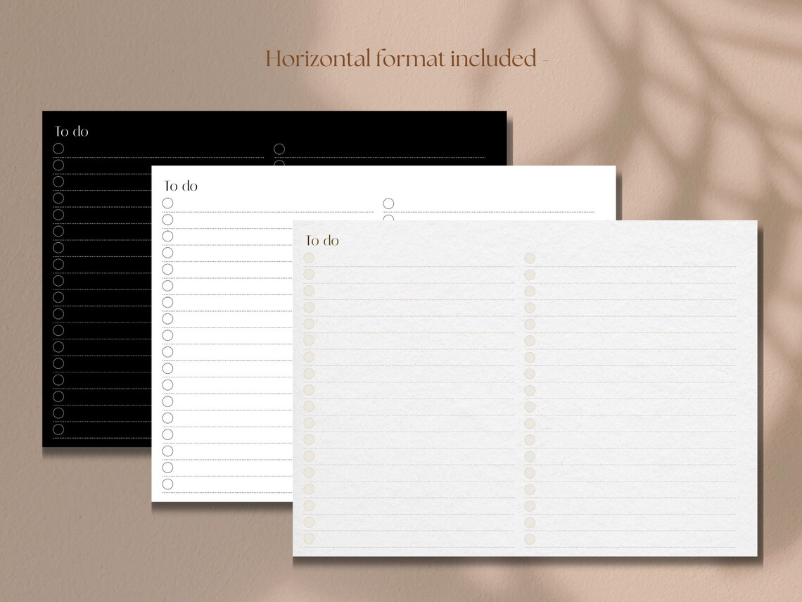 To Do List Digital Template Goodnotes Checklist Simple Task Tracker for ...