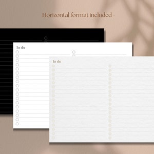 To Do List Digital Template Goodnotes Checklist Simple Task Tracker for ...