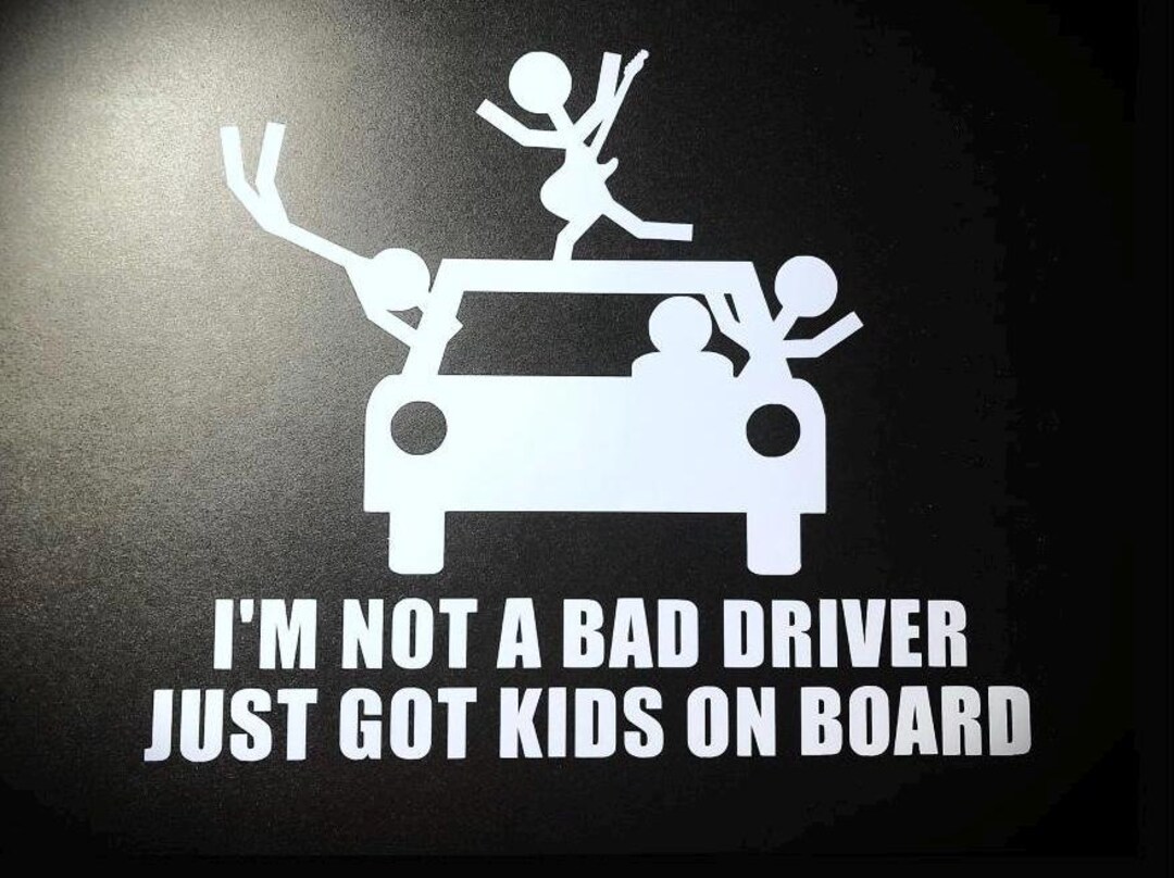 Kids on Board Decal, Kids on Board Sticker, Child on Board Decal, Funny ...