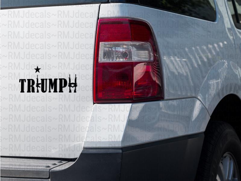 Trump Decal, Trump 2024 Vinyl Decal, Trump Train Decals, MAGA Car ...