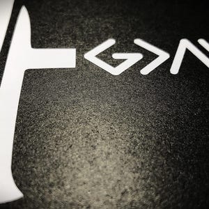 Nail Cross Decal, God is Greater Than the Highs and Lows Cross Decal ...