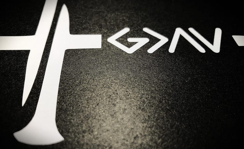 Nail Cross Decal, God is Greater Than the Highs and Lows Cross Decal ...