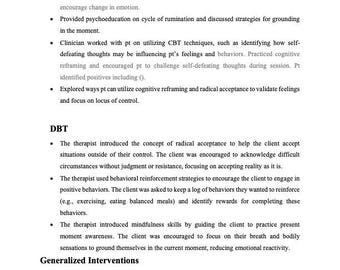 Therapy Interventions List, Clinical Terms Cheat Sheet, Reference for ...