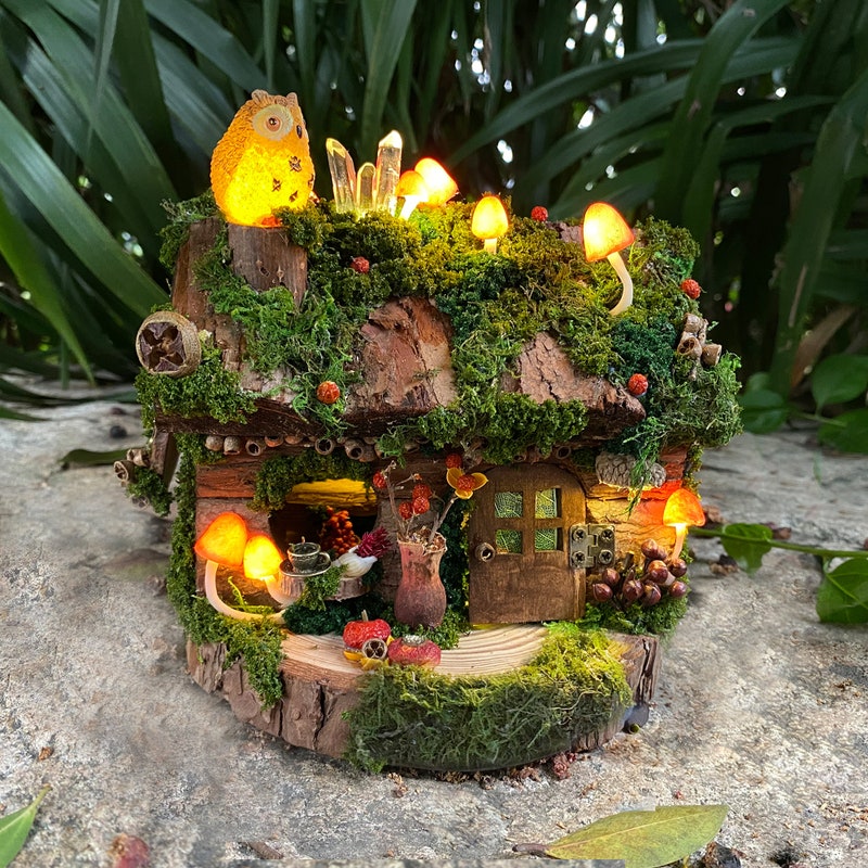 Fairy Light Lamp Owls - Etsy