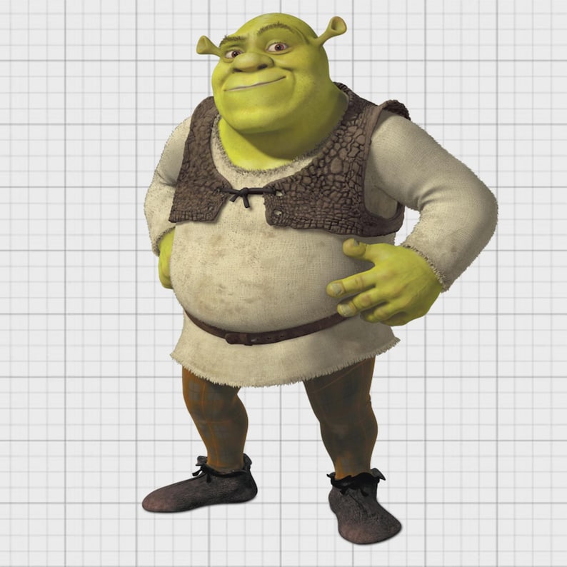 Shrek, Png Bundle, Layered Digital Vector, Vector, Cricut, Silhouette ...