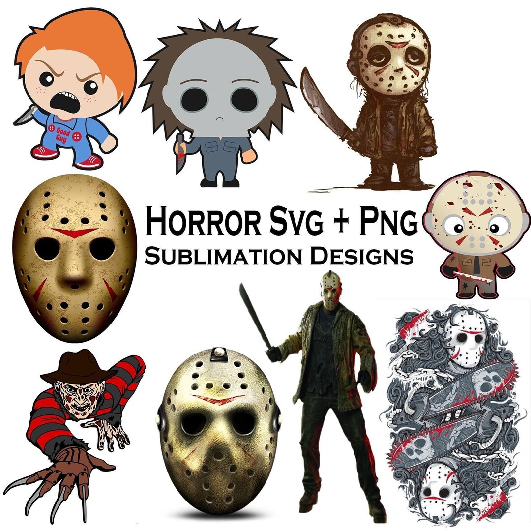 Horror Movies Bundle Svg, Halloween Svg, Babies Horror Characters Svg ...