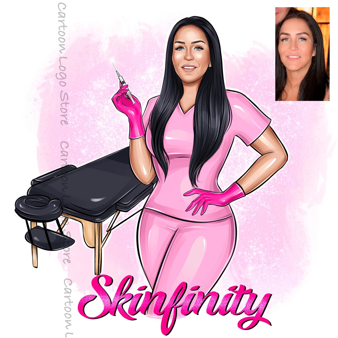 Aesthetic Body Sculpting Logo, Vibration Machine Logo, Massage ...