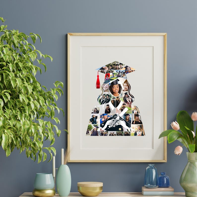 Female Graduation Photo Collage Template Set. Edit in Canva ...