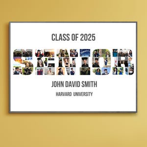 Male Graduation Photo Collage Template Set. Edit in Canva. Personalized ...